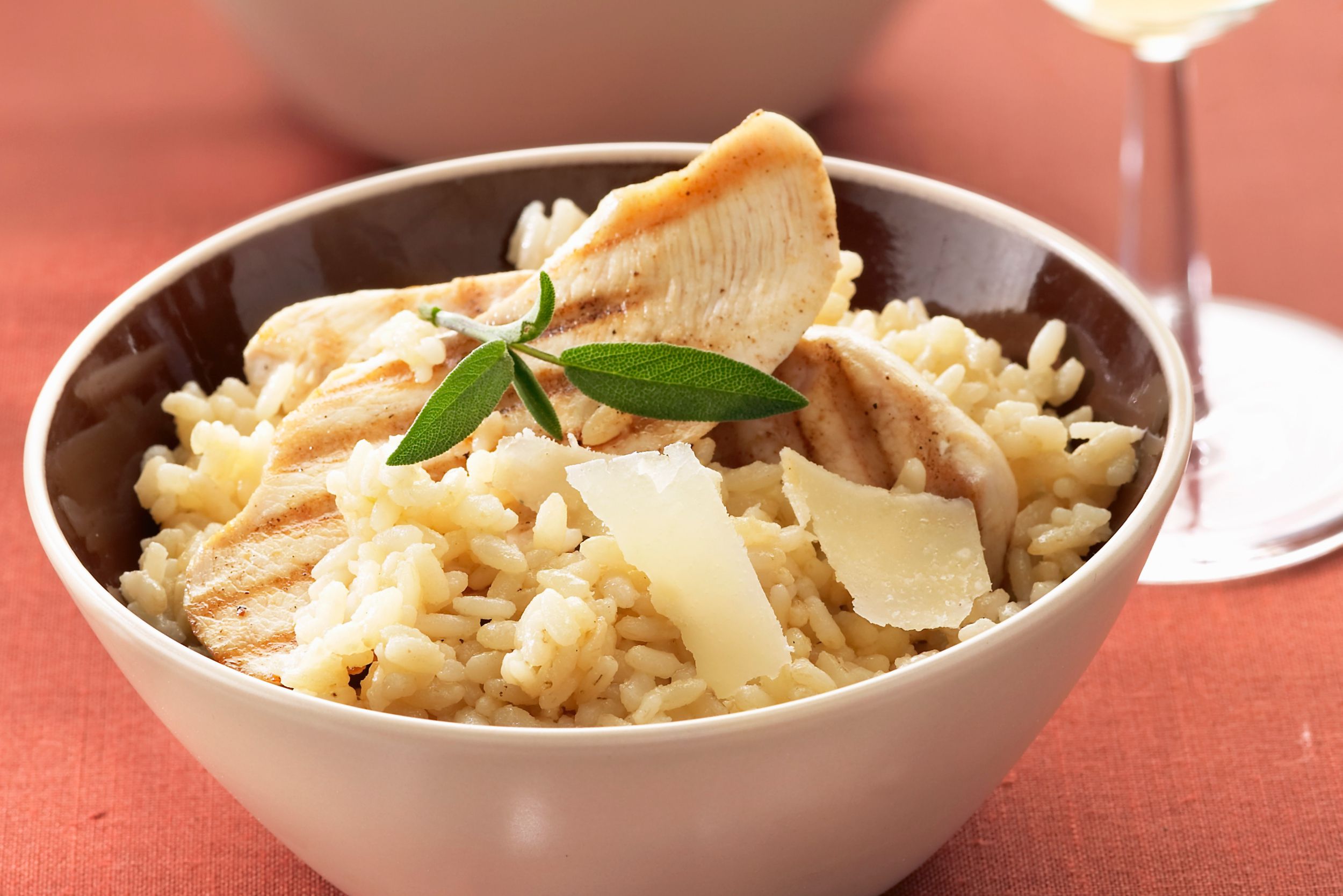 Risotto au poulet - Cuisine Momix