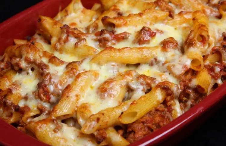 Gratin De Pâtes à La Viande Hachée Cuisine Momix