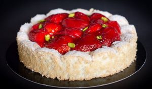Dacquoise aux Fraises comme une Tarte - Cuisine Momix