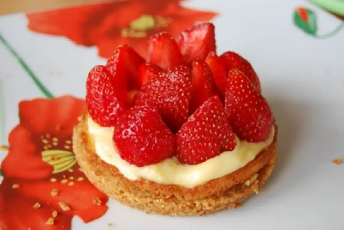 Sablé Gourmand aux Fraises - Cuisine Momix