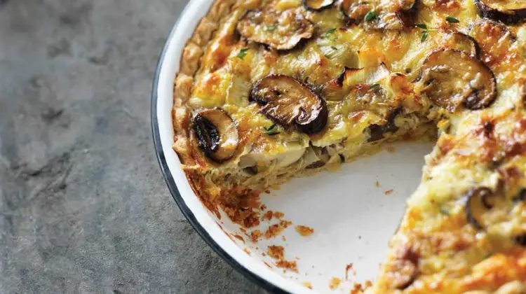 Recette Quiche aux champignons au thermomix - Cuisine Momix